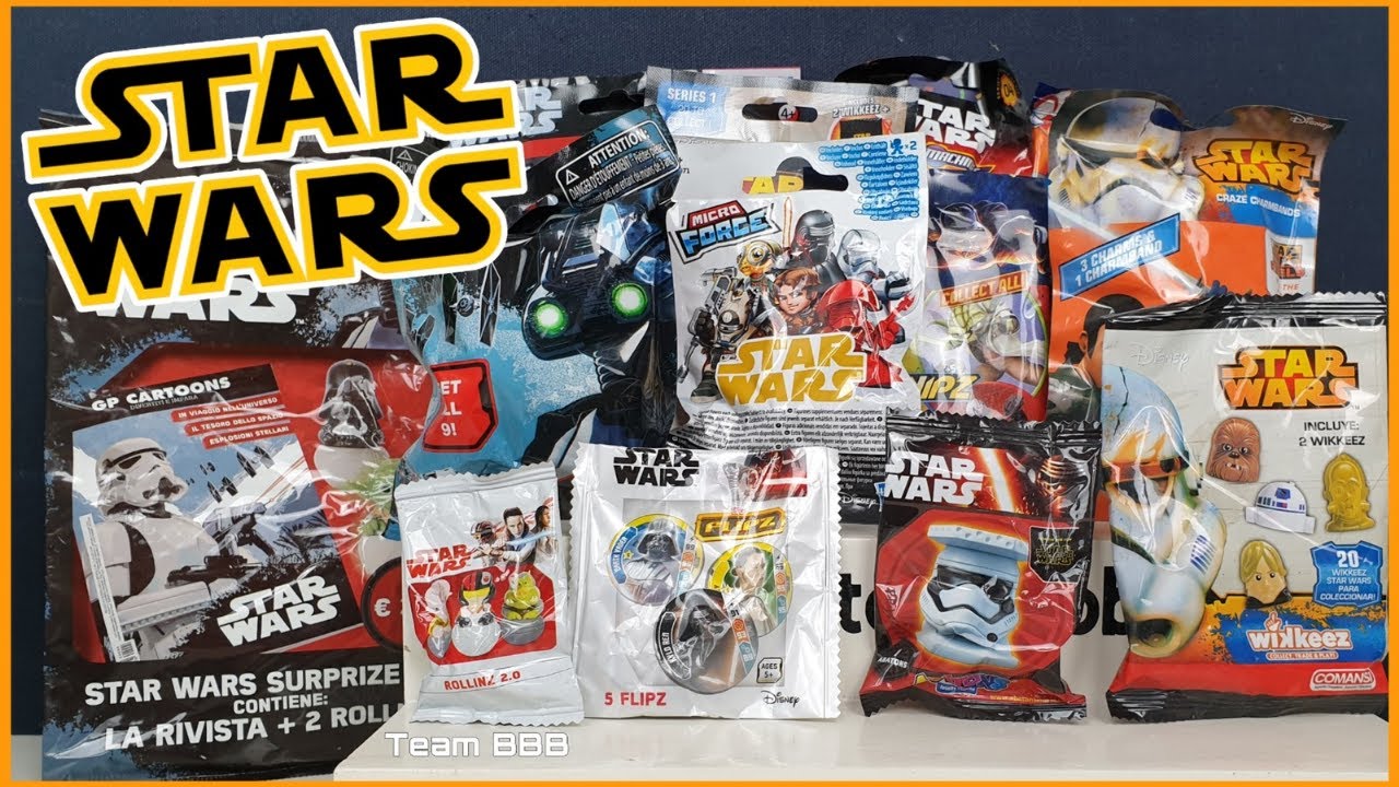 STAR WARS SPECIAL! Flipz Micro Force Wikkeez Micro Machines Rollinz and ...
