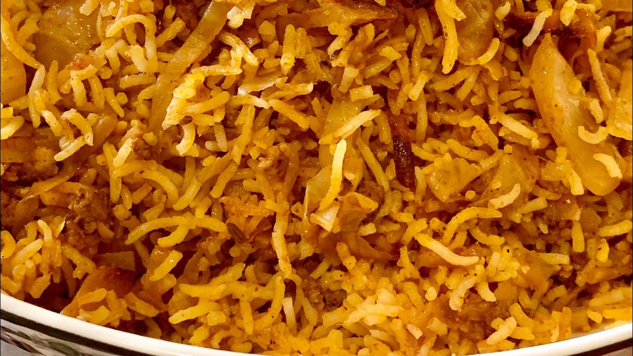 How to make kalam Polo - Persian rice with cabbage- طرز تهیه کلم پلو ...