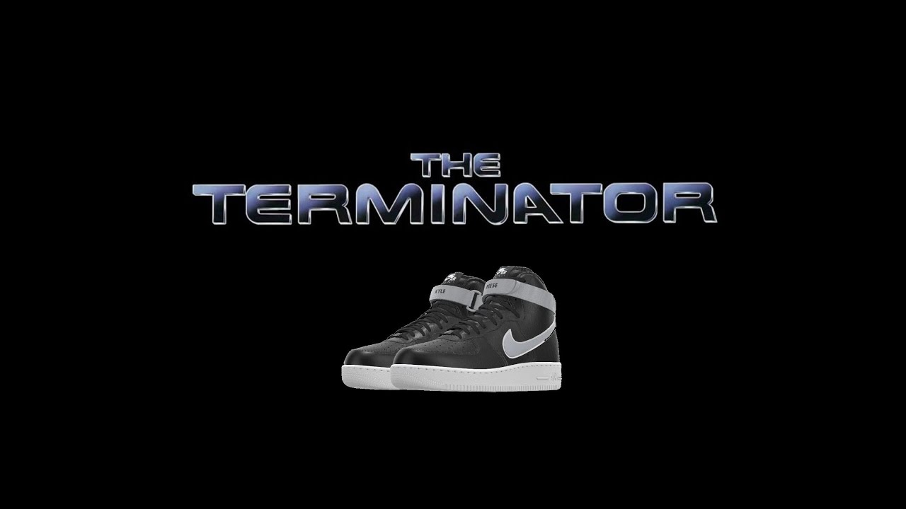 My Nike Air Force 1 High custom as Nike Vandal from The Terminator ...