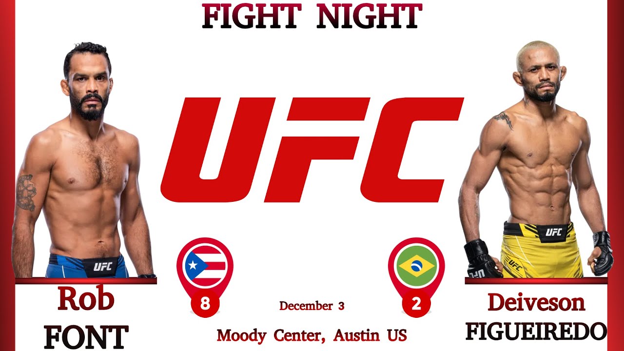 Rob FONT vs Deiveson FIGUEIREDO UFC Full FIGHT - YouTube