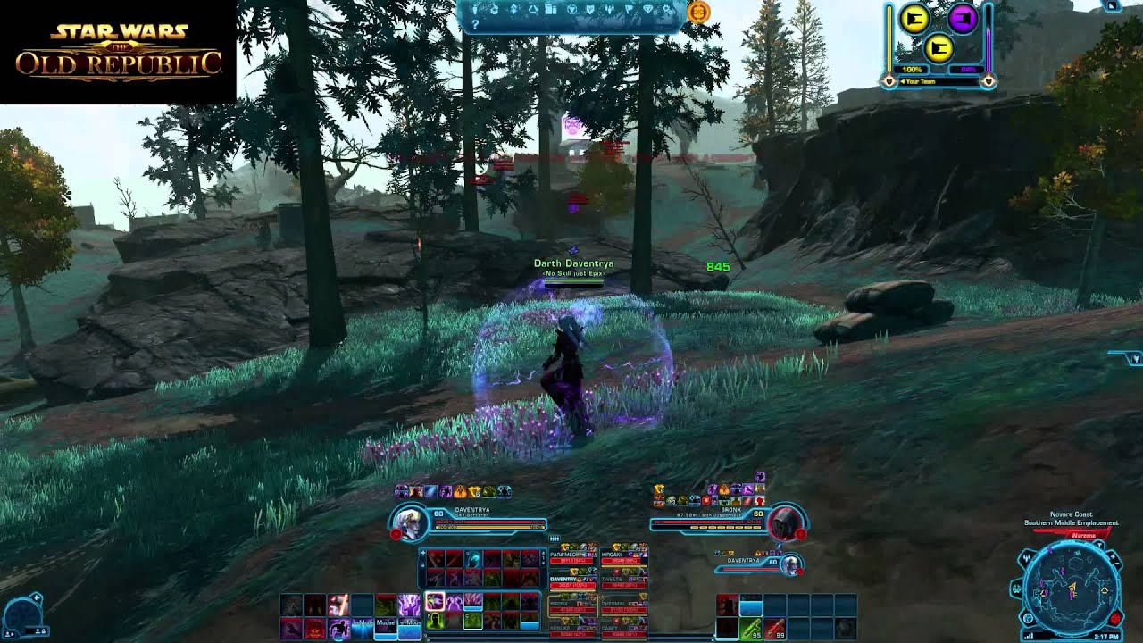 SWTOR T3 M4 PvP Sith Sorcerer Corruption 2015 05 16 6/6 Novare Coast ...