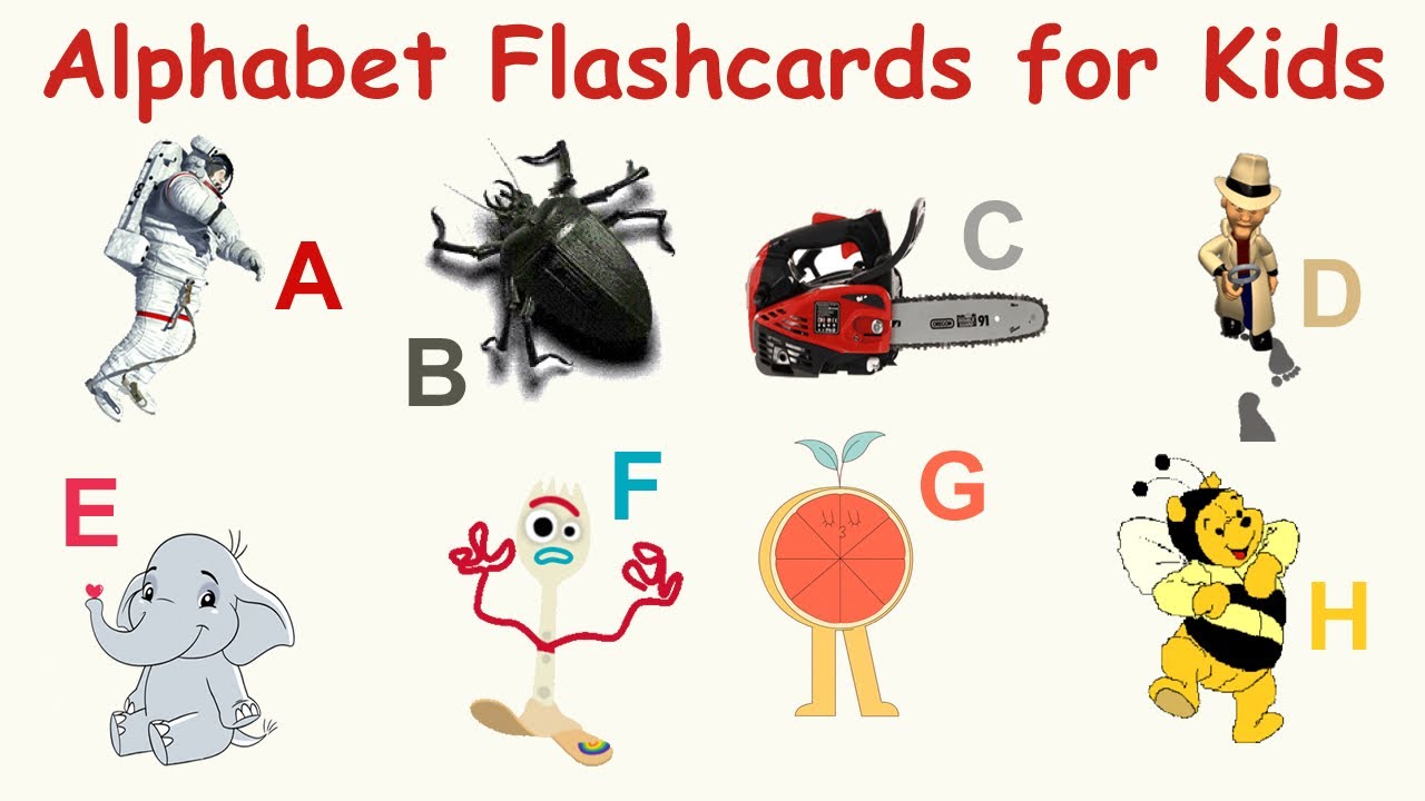 A for Astronaut, B for Bug, Abc Song, Alphabet Flashcards, Animations ...
