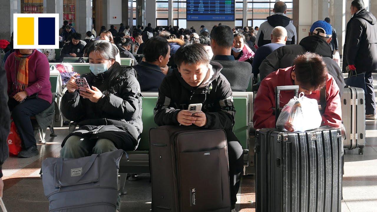 World's largest annual human migration starts in China - YouTube