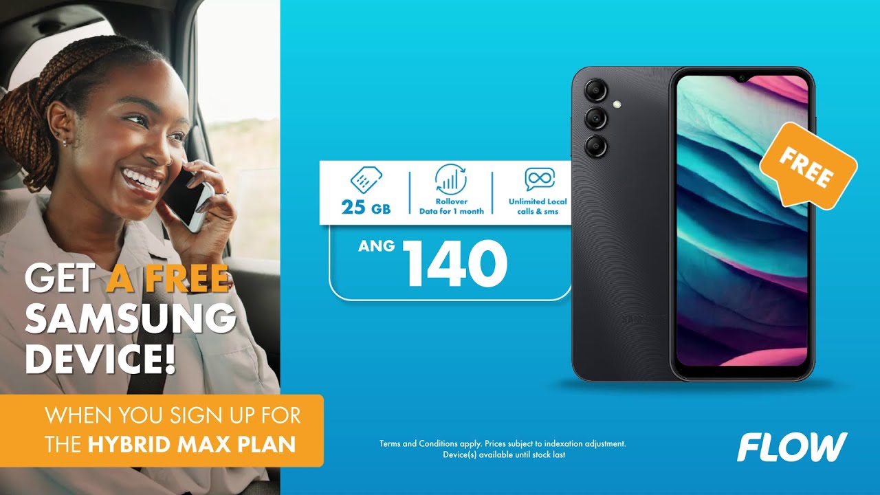 Flow Curacao - Get a free phone - YouTube