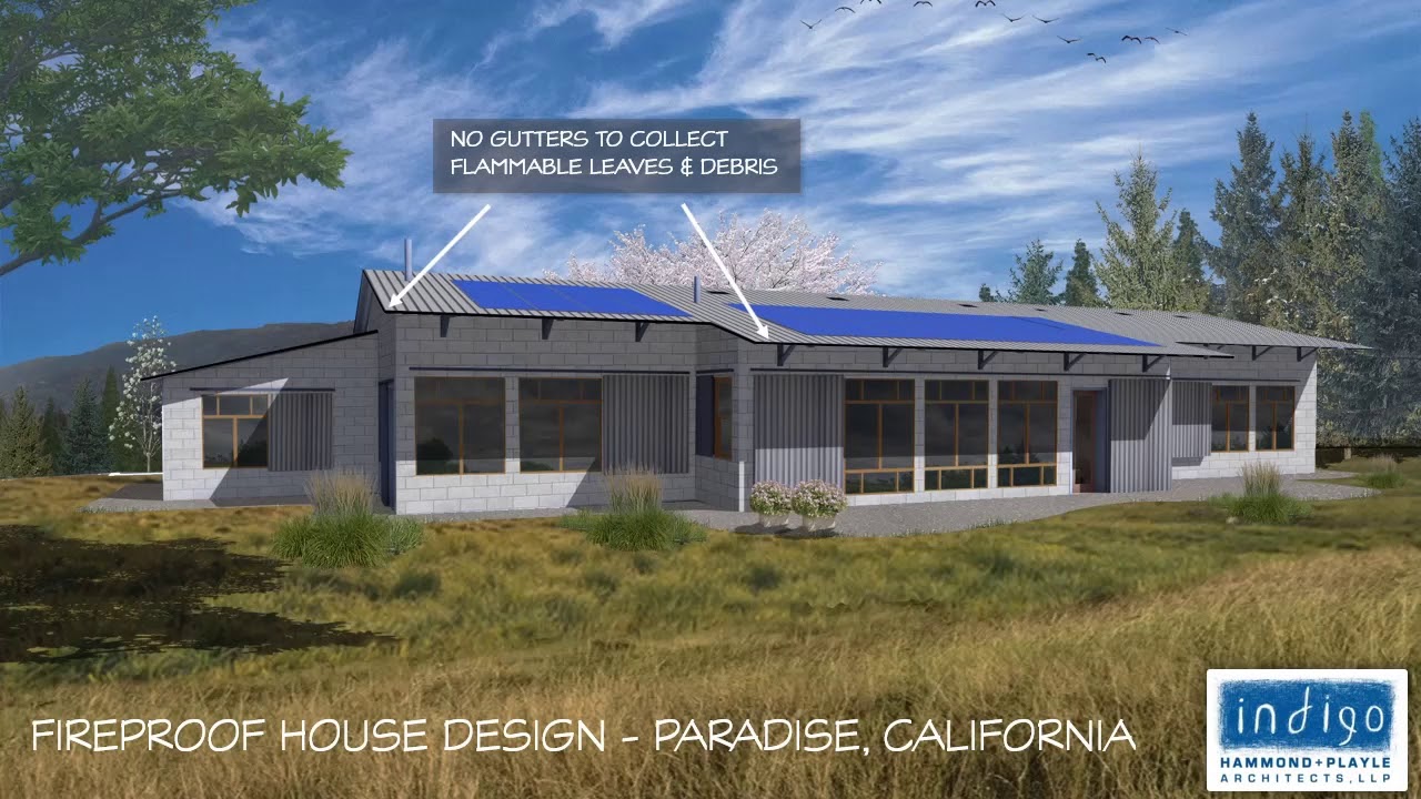 Fireproof House for Paradise, CA - YouTube