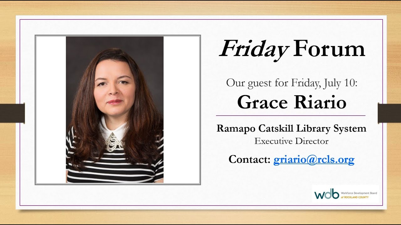 Friday Forum – Episode #16: Grace Riario - YouTube