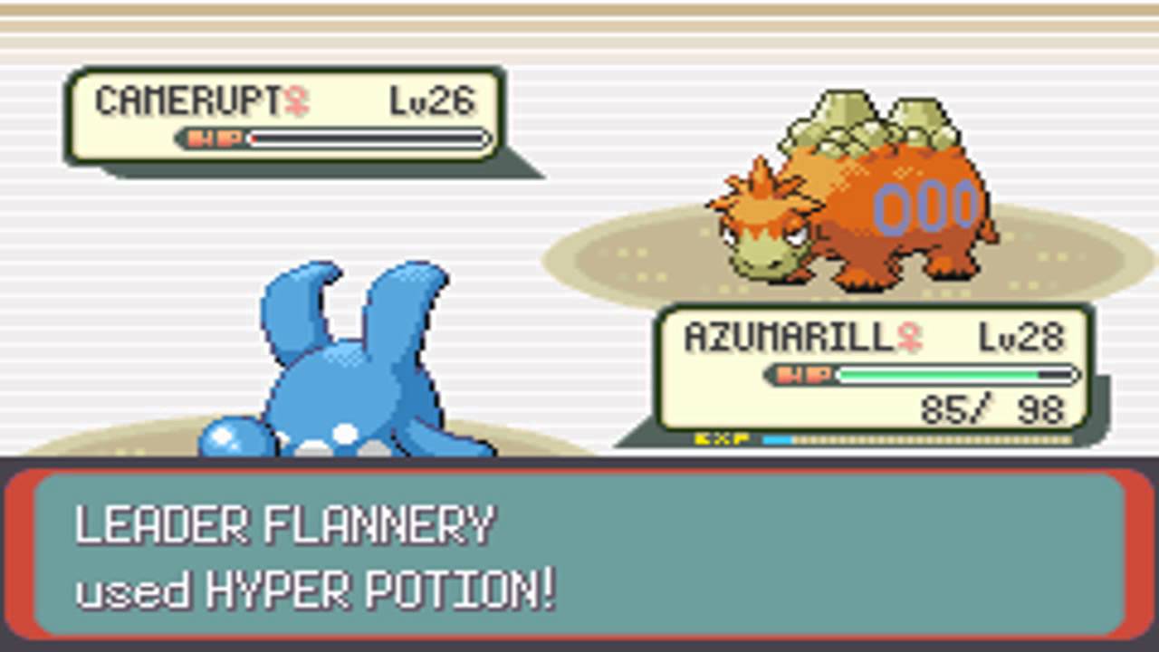 Pokemon Emerald - Lavaridge Town Gym Leader: Flannery - YouTube