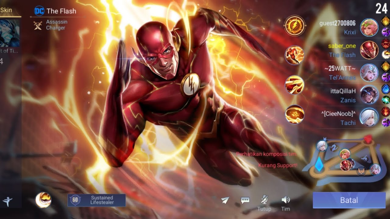 AOV (ARENA OF VALOR) - THE FLASH HERO ASSASIN BARU BELI, MASIH NOOB ...