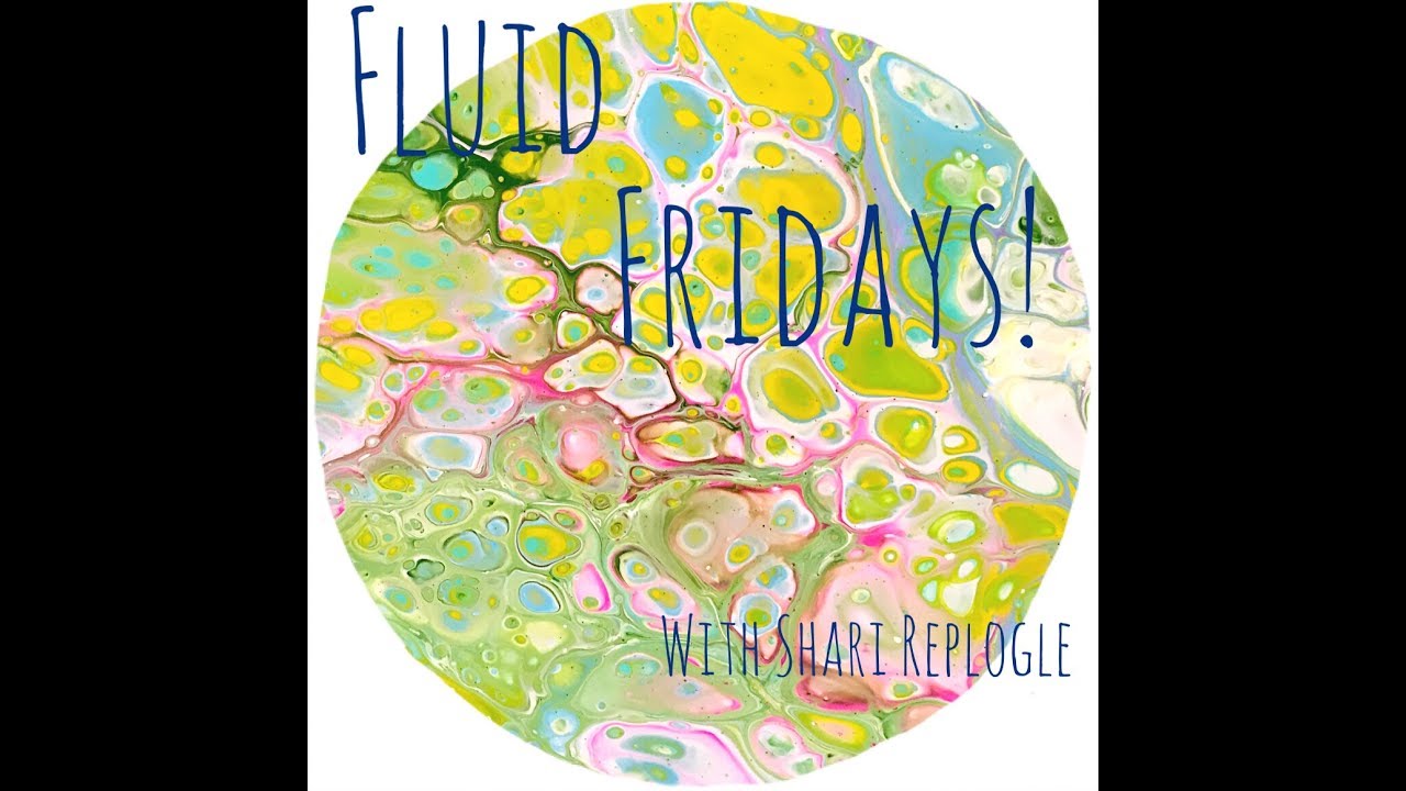 Fluid Fridays Dirty Pour Painting Varying the Dark Colors - YouTube