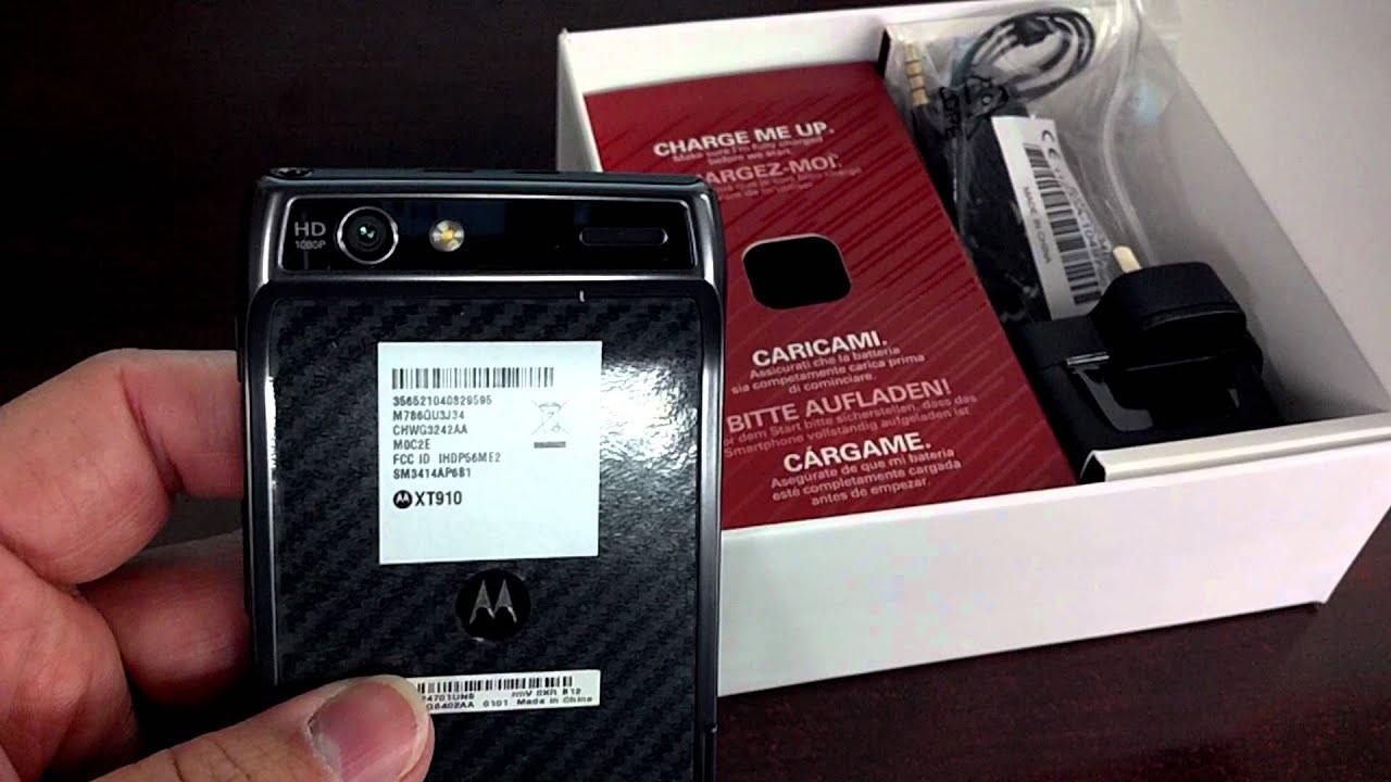 MOTOROLA DROID RAZR 2 XT910 ATT 3g Unboxing Video - Phone in Stock at ...
