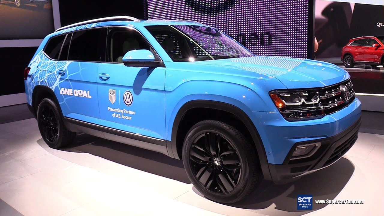 2019 Volkswagen Atlas - Exterior and Interior Walkaround - 2019 Detroit ...
