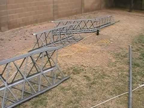 Rohn HDBX48 Removed and Disassembled - YouTube