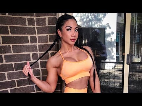 Ripped Muscle Girl | Fbb Workout | Female Fitness Club | Tina Nguyen