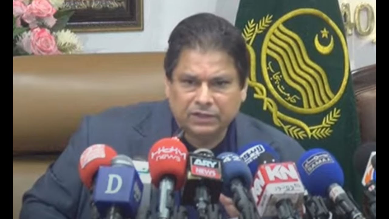 Caretaker Information Minister Amir Mir Press Conference - YouTube