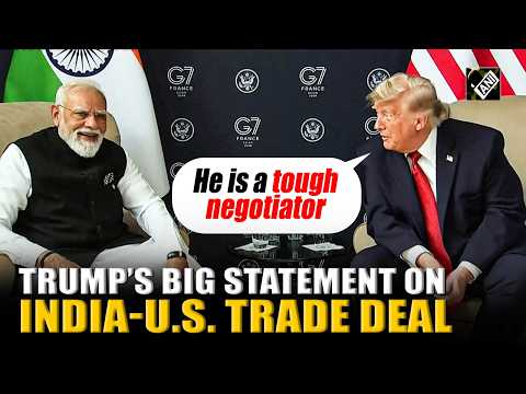 “PM Modi is a tough negotiator”, Trump’s big statement on India-U.S. trade deal | G7 Summit