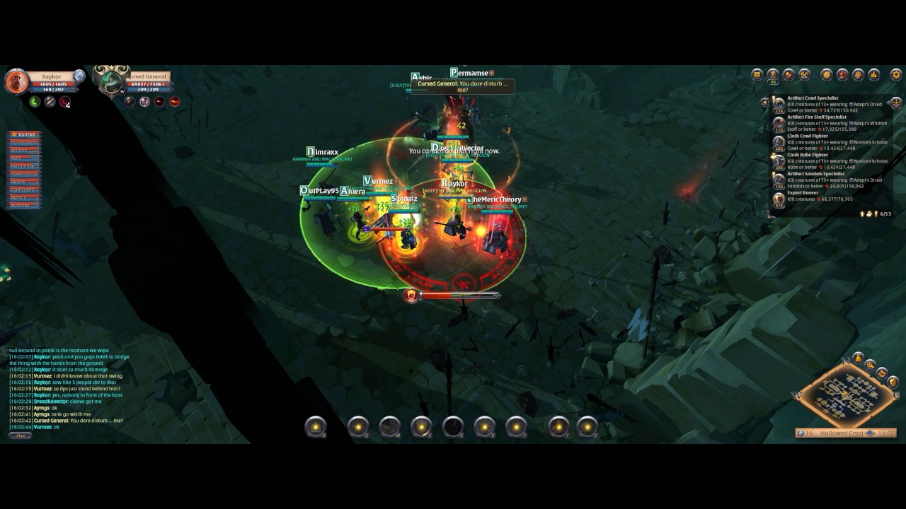 Albion Online - T4 Hallowed Crypts and Undercrypts Boss Fight (Cursed ...