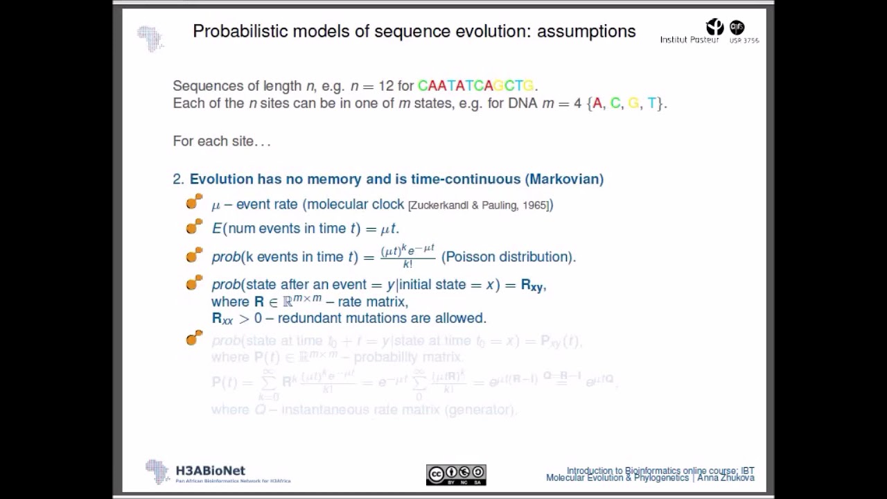 IBT2021 H3ABioNet Module6 Session3 Phylogeny Part-1 - YouTube