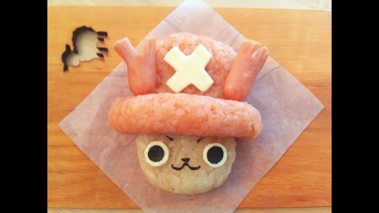 How to make Tony Tony Chopper (One Piece) rice ball (kyaraben) トニートニー ...