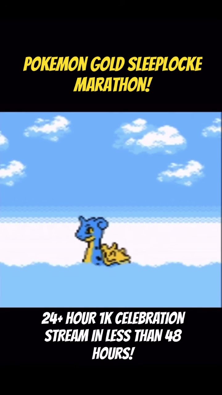 Pokemon Gold Intro (1999) // 24+ HOUR 1K SUBS CELEBRATION SLEEPLOCKE ...