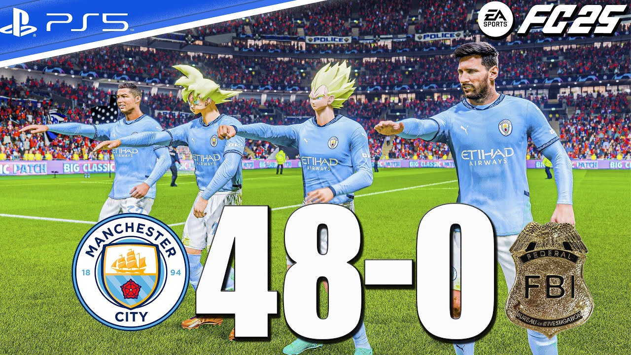 EA FC 25 | Messi, Goku SSJ, Ronaldo, Vegeta SSJ | Manchester Ciry 48 ...