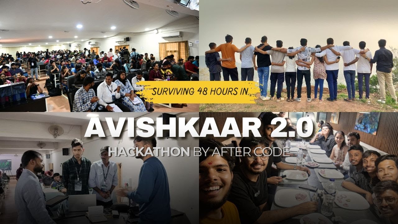 Surviving 48 Hours | Avishkaar 2.0 Hackathon | After Code Hackathon Vlog - YouTube