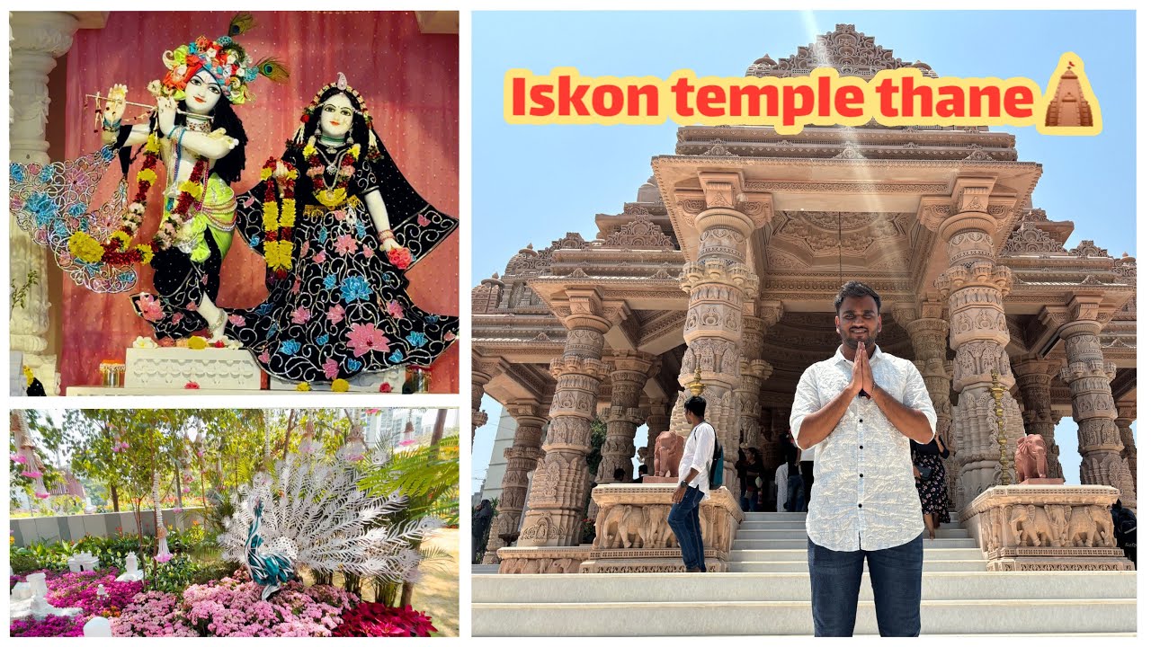 Iskcon Temple Thane | Radhe Krishna Temple | इस्कॉन मंदिर, ठाणे🙏🏻🚩 ...