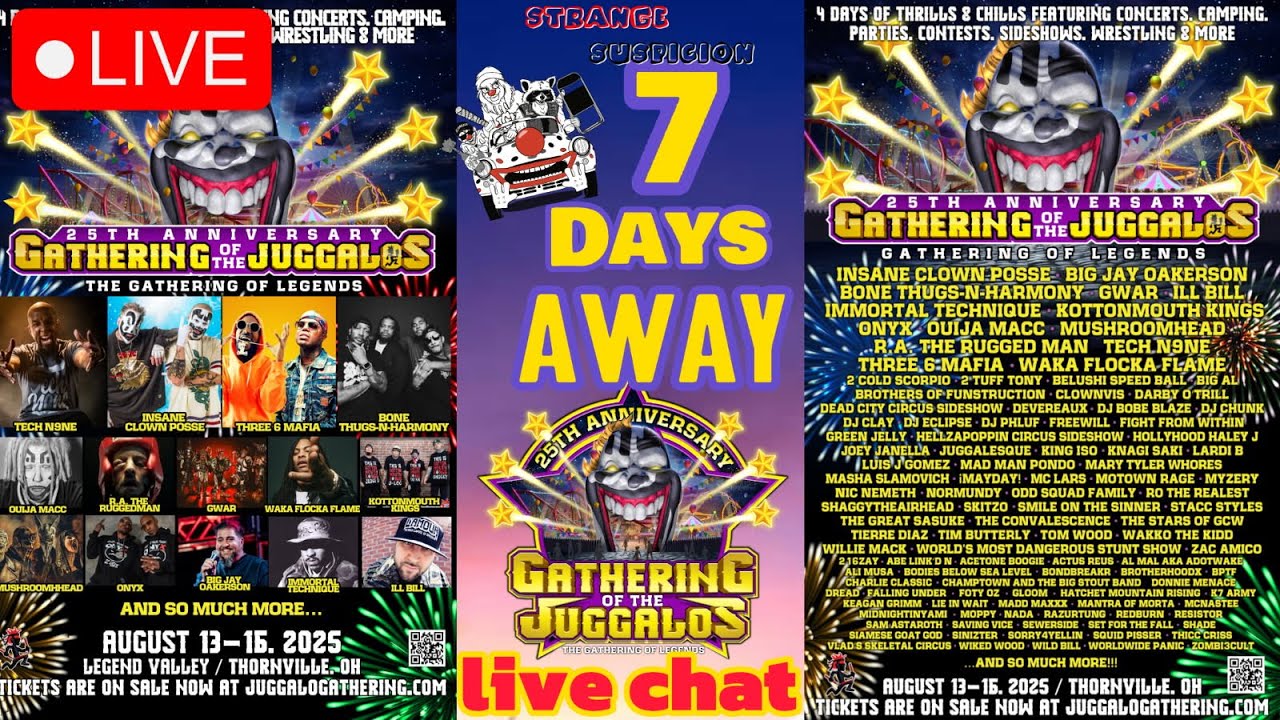 We’re 7 Days Away from DAY ZERO GOTJ 2025 Let's Freakin’ Goooooo! 🎡🤘# ...