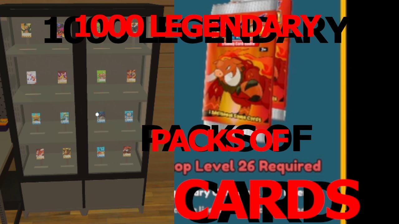 OPENING 1000 LEGENDARY CARD PACKS - YouTube