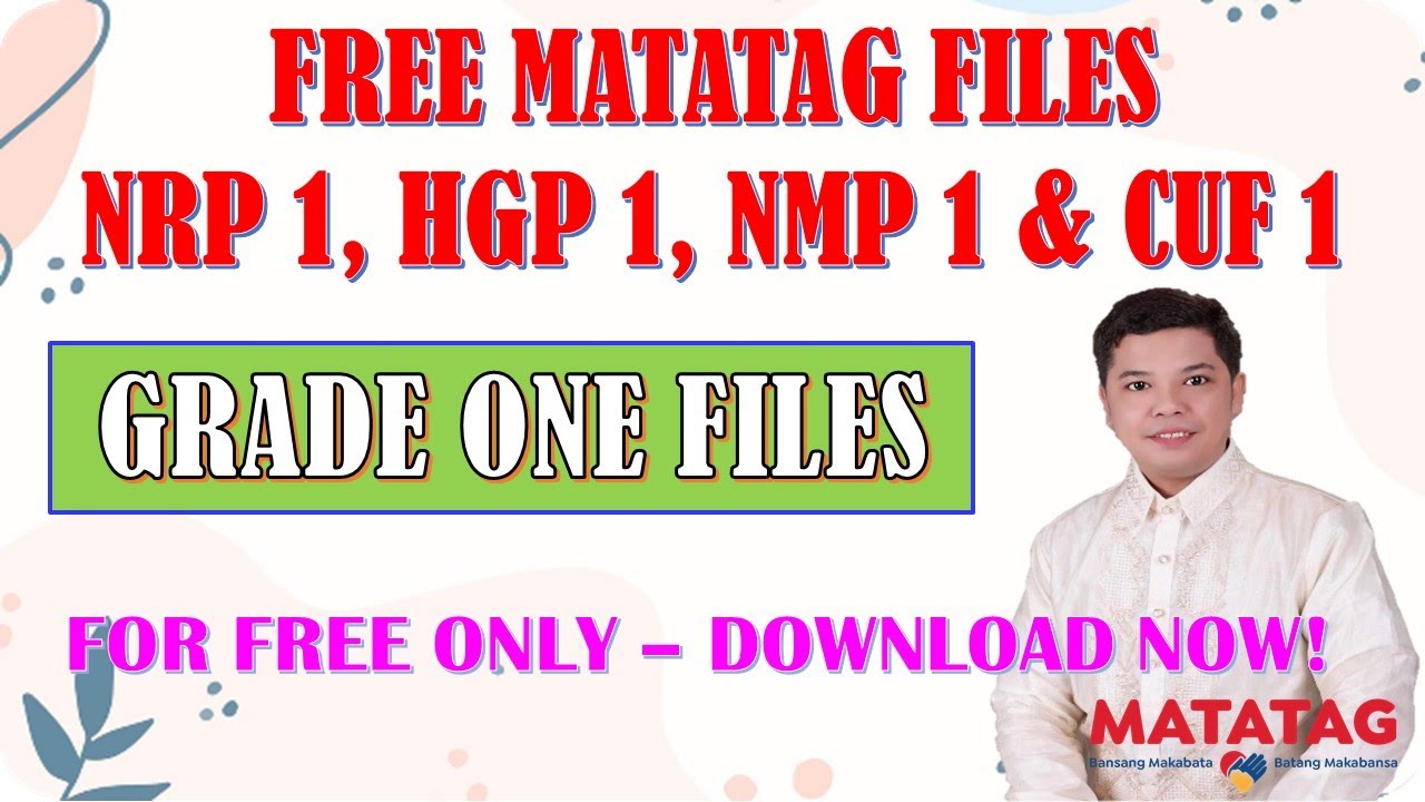 FREE MATATAG NRP 1, HGP 1, NMP 1 & CUFs 1 FREE TO DOWNLOAD LAHAT NG ...
