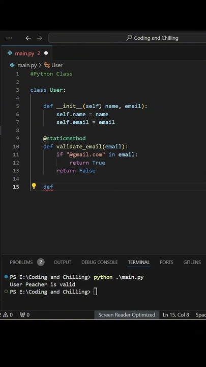 Python Class with staticmethod - YouTube