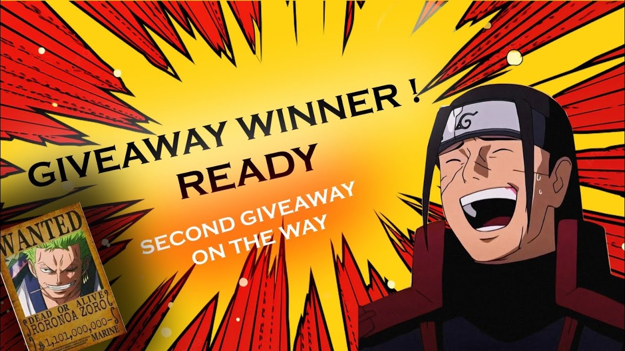 Anime Poster giveaway🎁 winner🏆🎉🏆 ready video created by - YouTube