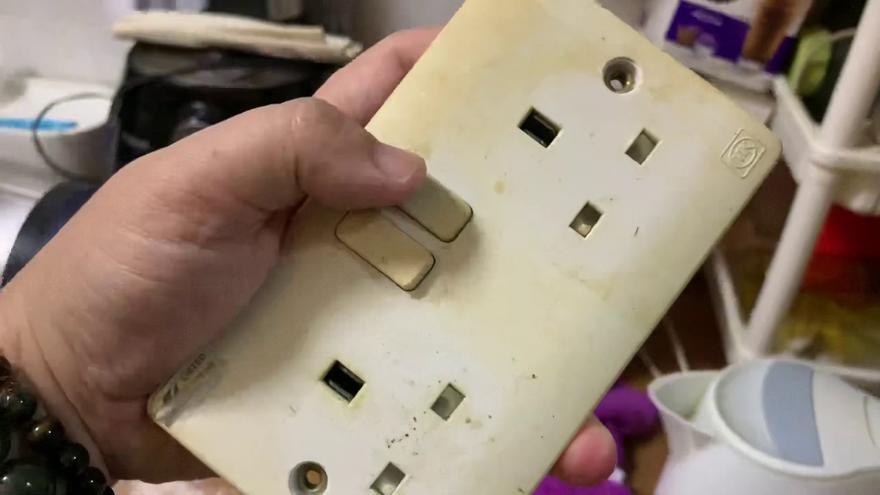 How to replace home wall plugs or power socket - YouTube