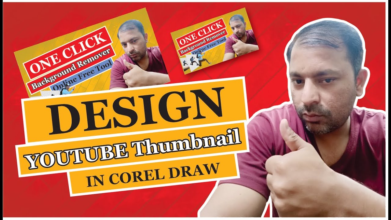 How To Design Your HD Thumbnail in Corel Draw | Urdu & Hindi Tutorial ...