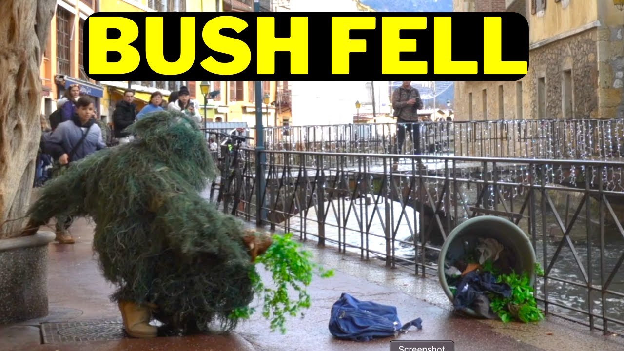 BUSHMAN PRANK FUNNY VIDEOS (WENT WRONG BUSH) SO #FUNNY - YouTube