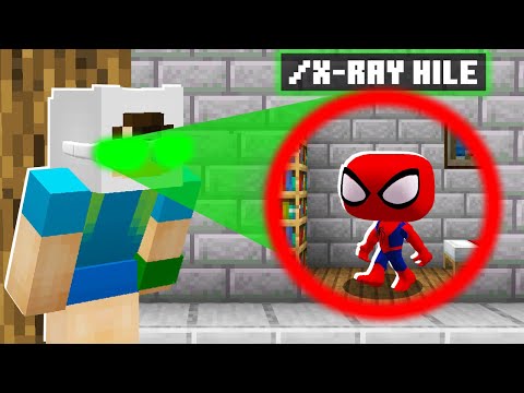 SAKLAMBAÇTA ARKADAŞLARIMI X-RAY İLE TROLLEDİM - ⚠️ Minecraft