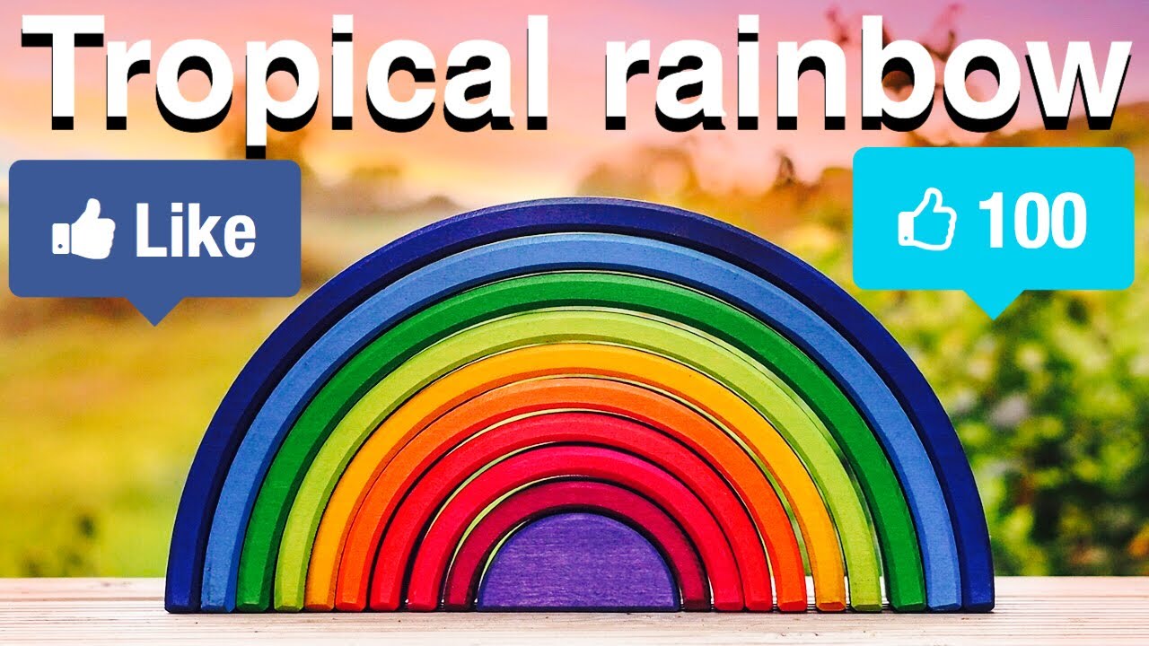 Tropical depression rainbow - YouTube