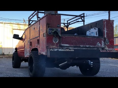 500hp Cummins service truck - YouTube