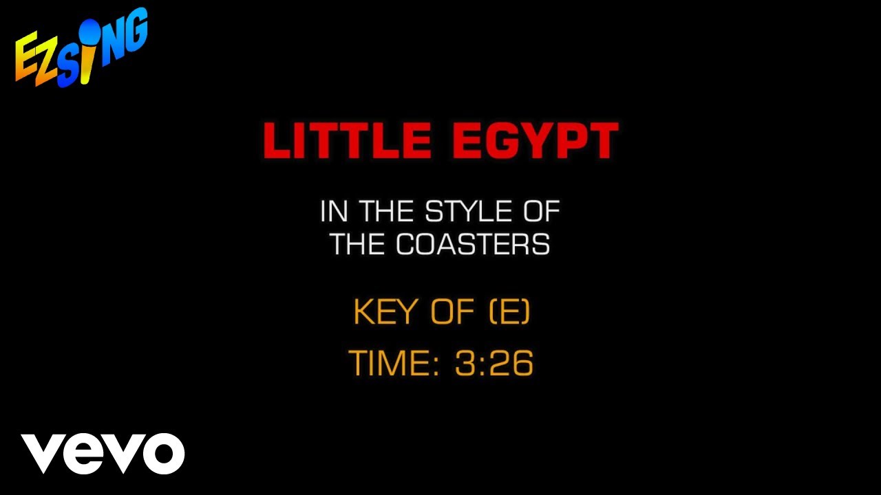 Coasters - Little Egypt (Karaoke) - YouTube