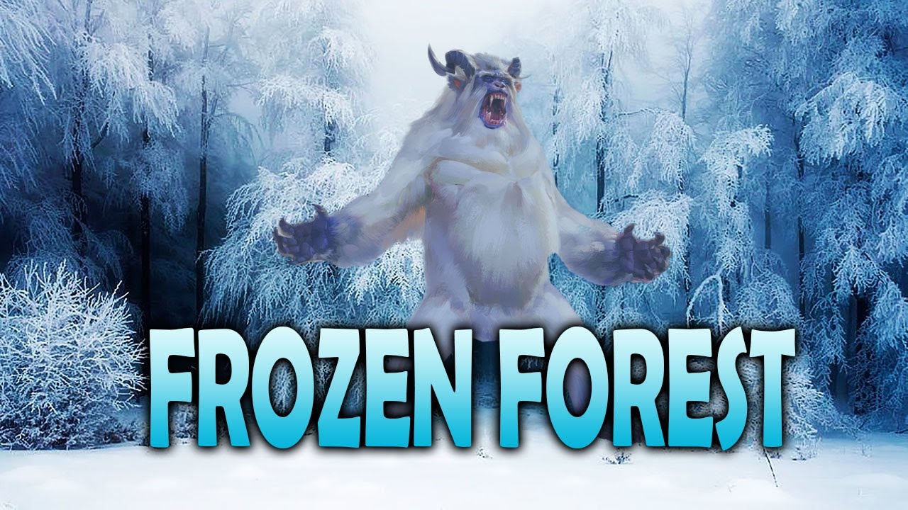 FROZEN FOREST....ZOMBIE MAP CHALLENGE (Call of Duty Zombies Map) - YouTube