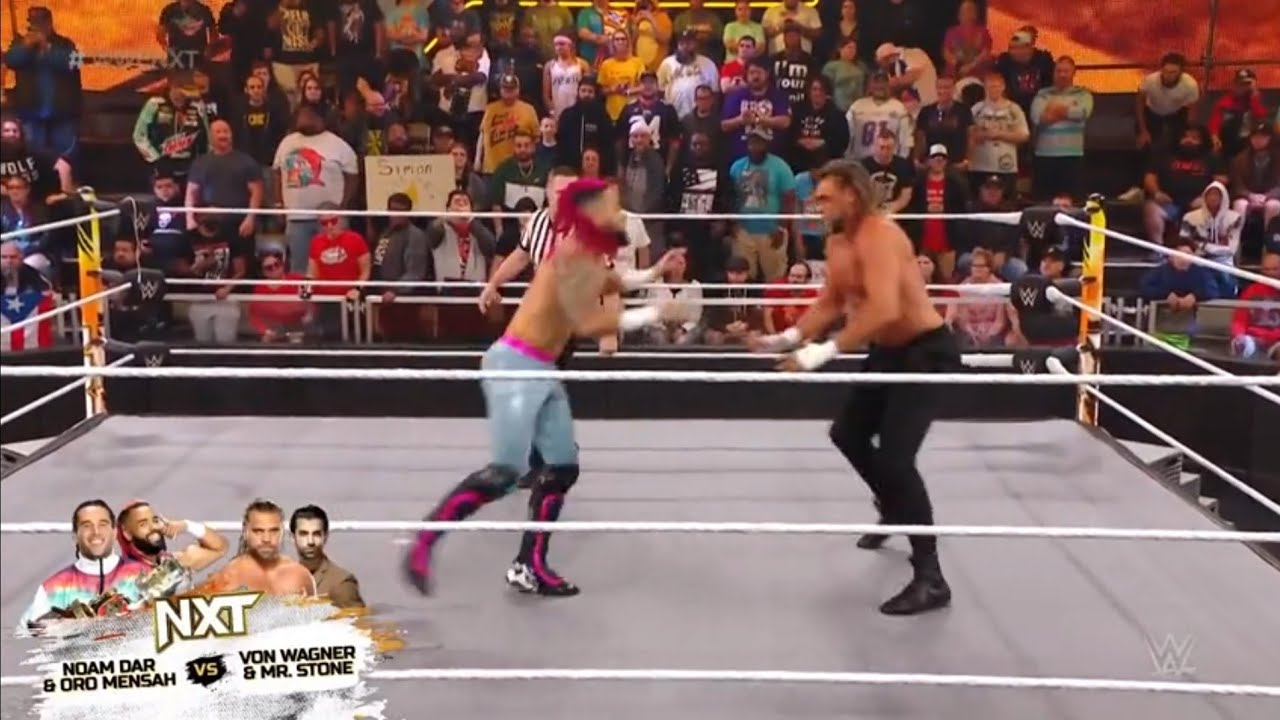 Noam Dar & Oro Mensah Vs Von Wagner & Mr.Stone - NXT 13/02/2024 (En ...