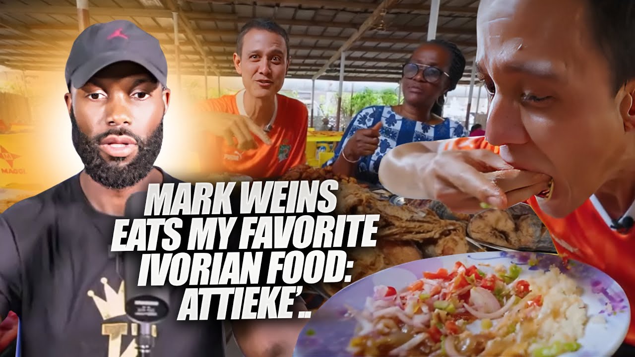 He's Eating My favorite Ivorian Food (Attieke) in Ivory Coast! - YouTube