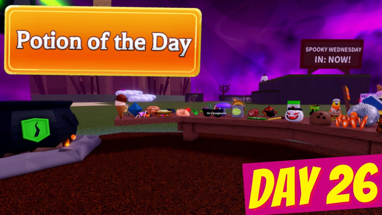 DAY 26 Potion Of The Day In Wacky Wizards - YouTube
