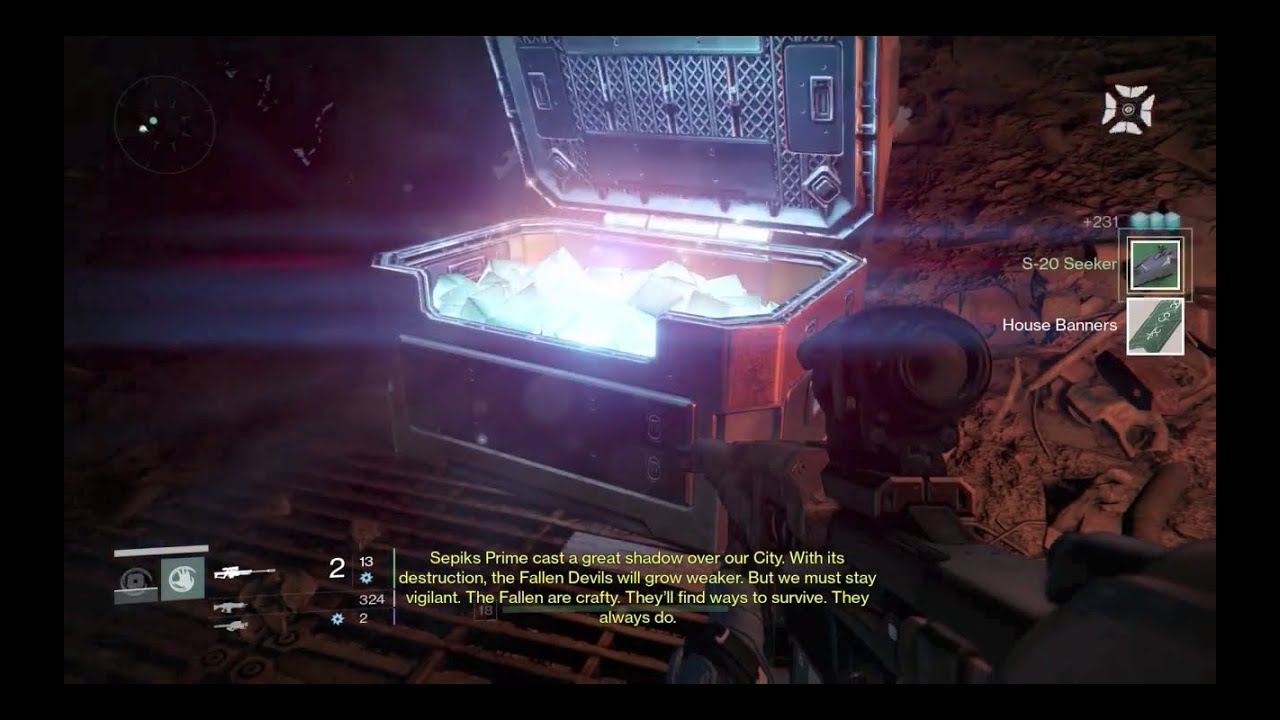 Destiny - Gold Chest - Devil's Lair (Earth Strike - Sepiks Prime Boss ...