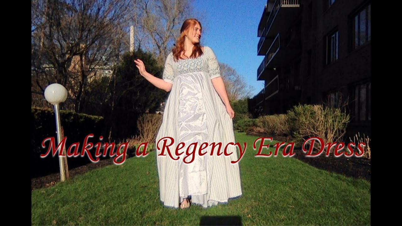 Making a Regency Dress - YouTube