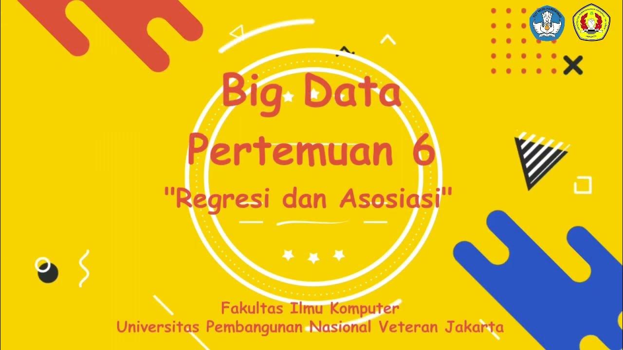 Teknik Regresi dan Kaidah Asosiasi - Big Data - R Programming - YouTube