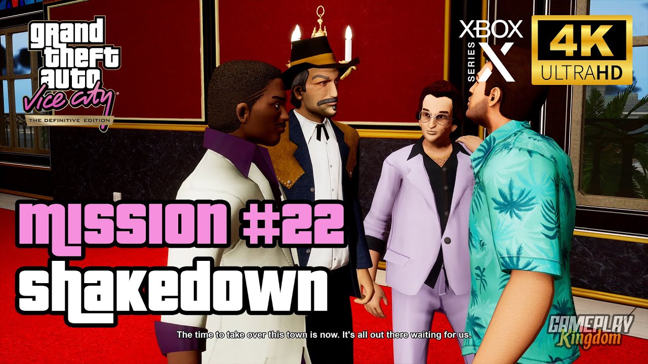 GTA Vice City: Definitive Edition | 4K 60FPS Xbox Series X | Mission ...