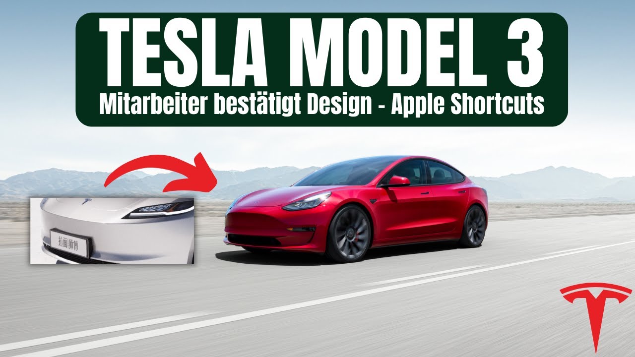 TESLA Model 3 Design bestätigt? - Apple Shortcuts! - YouTube