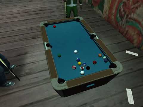 GTA San Andreas How to play pool - YouTube