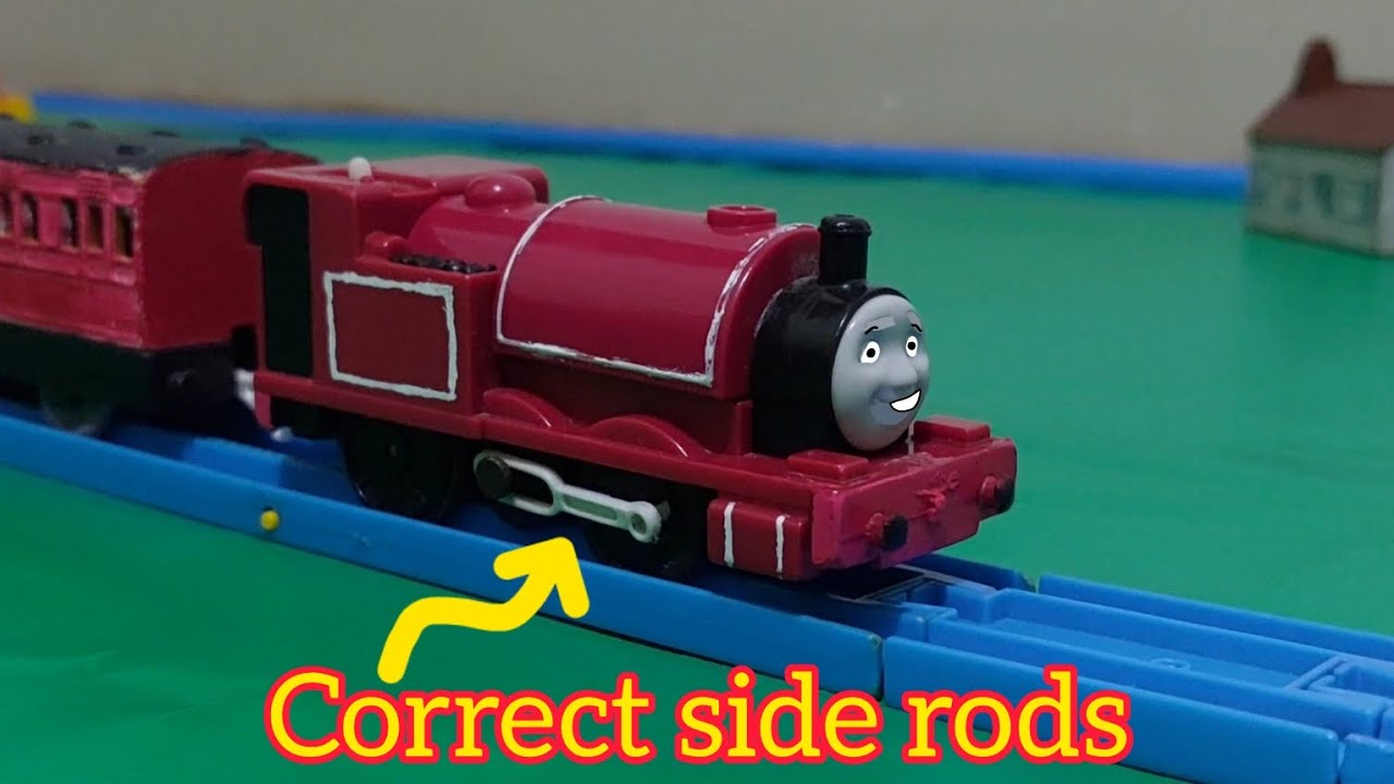 custom correct siderods trackmaster tomy skarloey - YouTube