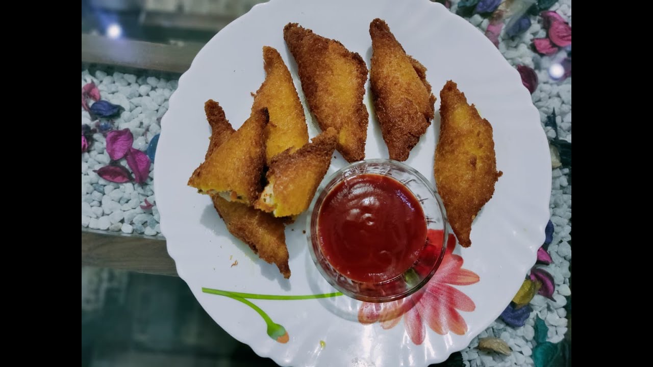 Dahi ke Sholay - Bread Rolls Curd Fire Kabab Recipe - Evening Snacks ...